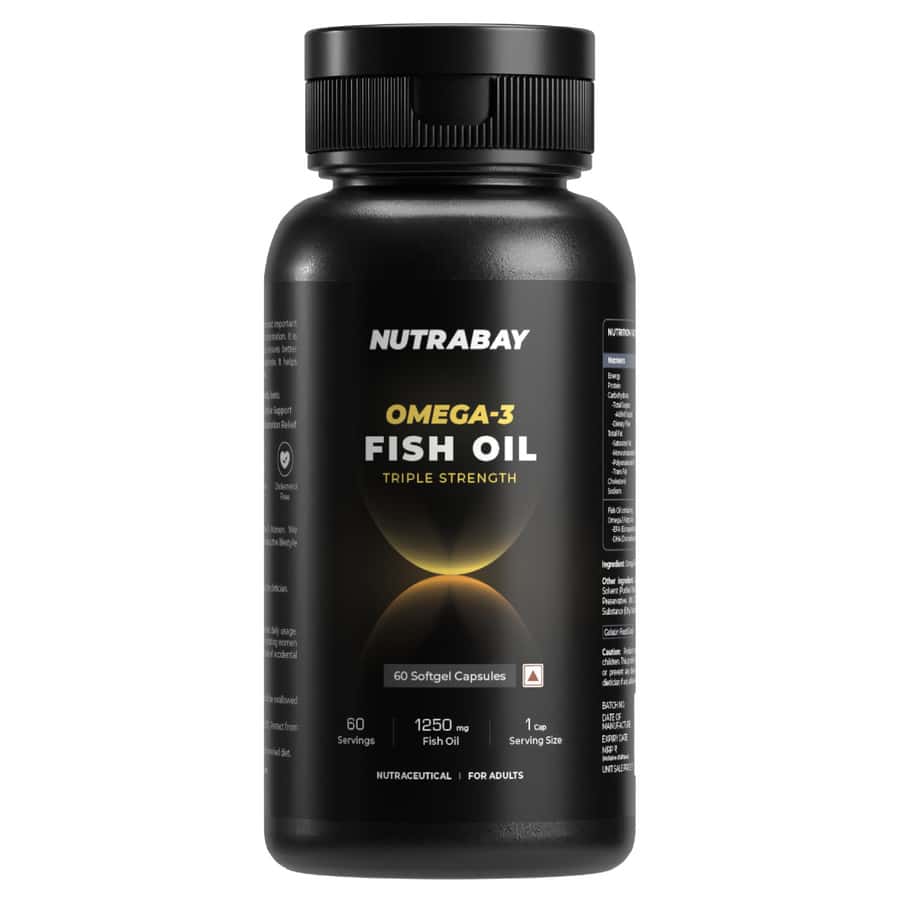 Buy NATURYZ TRIPLE STRENGTH OMEGA 3 FISH OIL CAPSULES WITH HIGHEST EPA ...