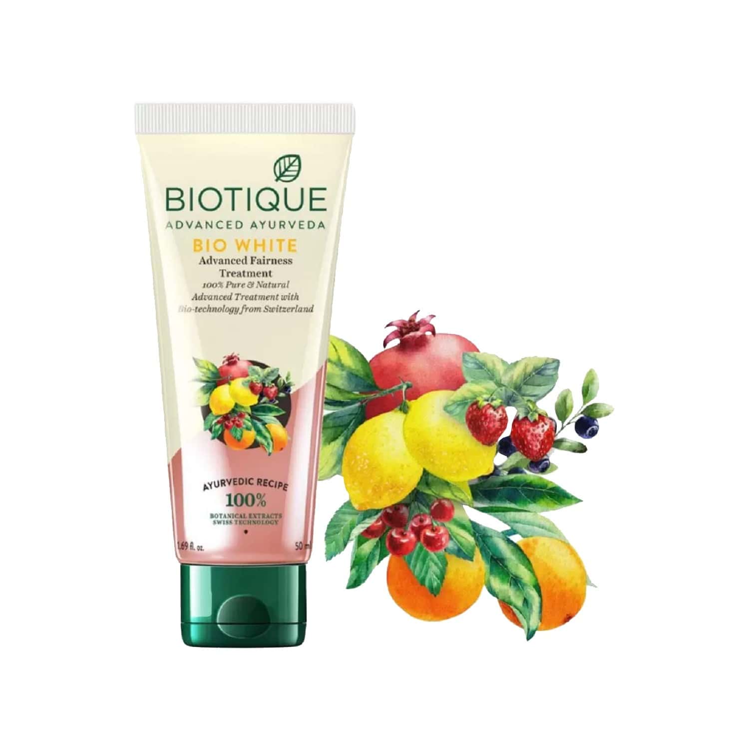 Buy Biotique Bio White Advance Fairness Treatment Cream - 50 Gm Online ...