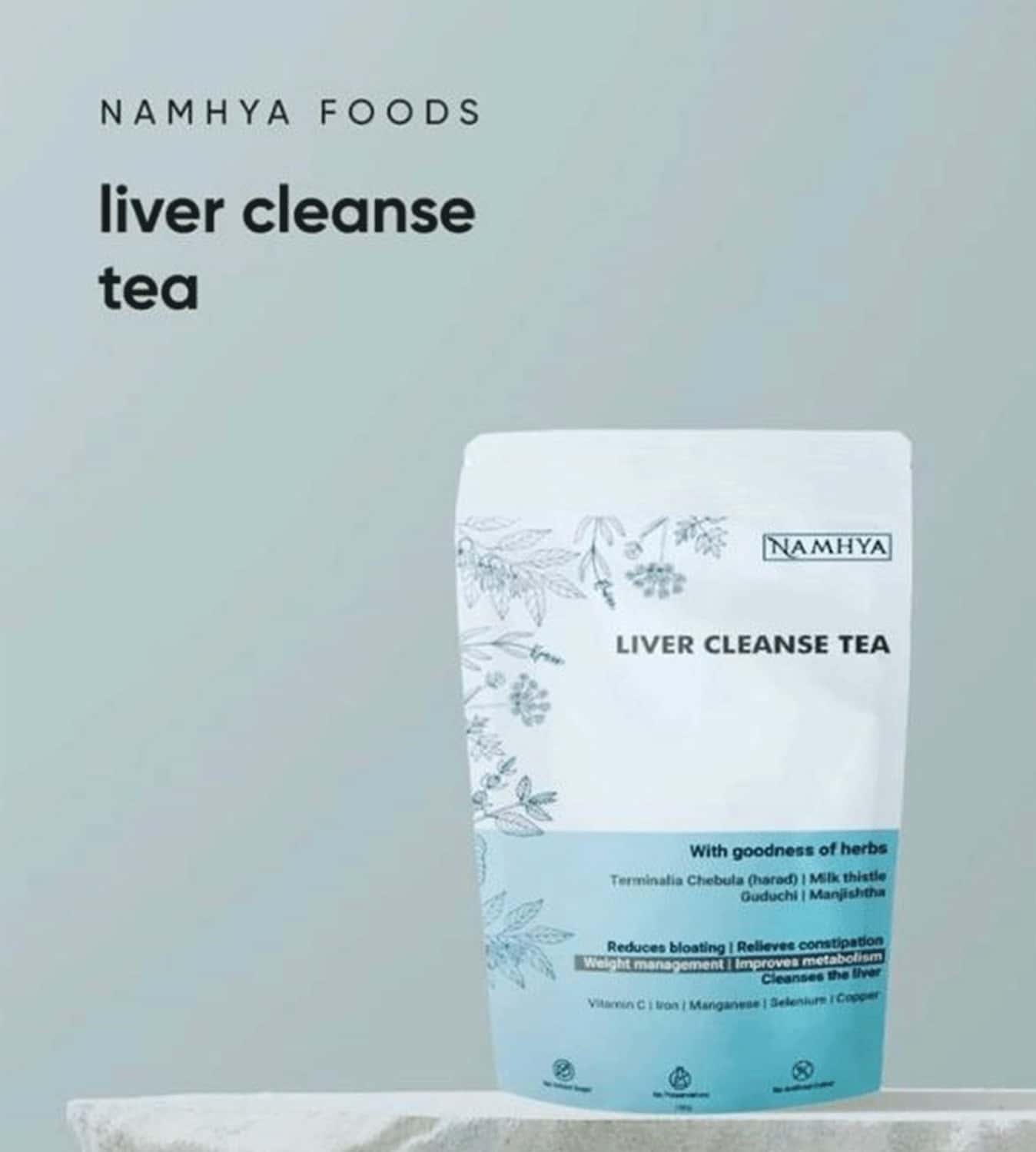 Buy NAMHYA LIVER CLEANSE TEA 100G POUCH Online & Get Upto 60% OFF at ...