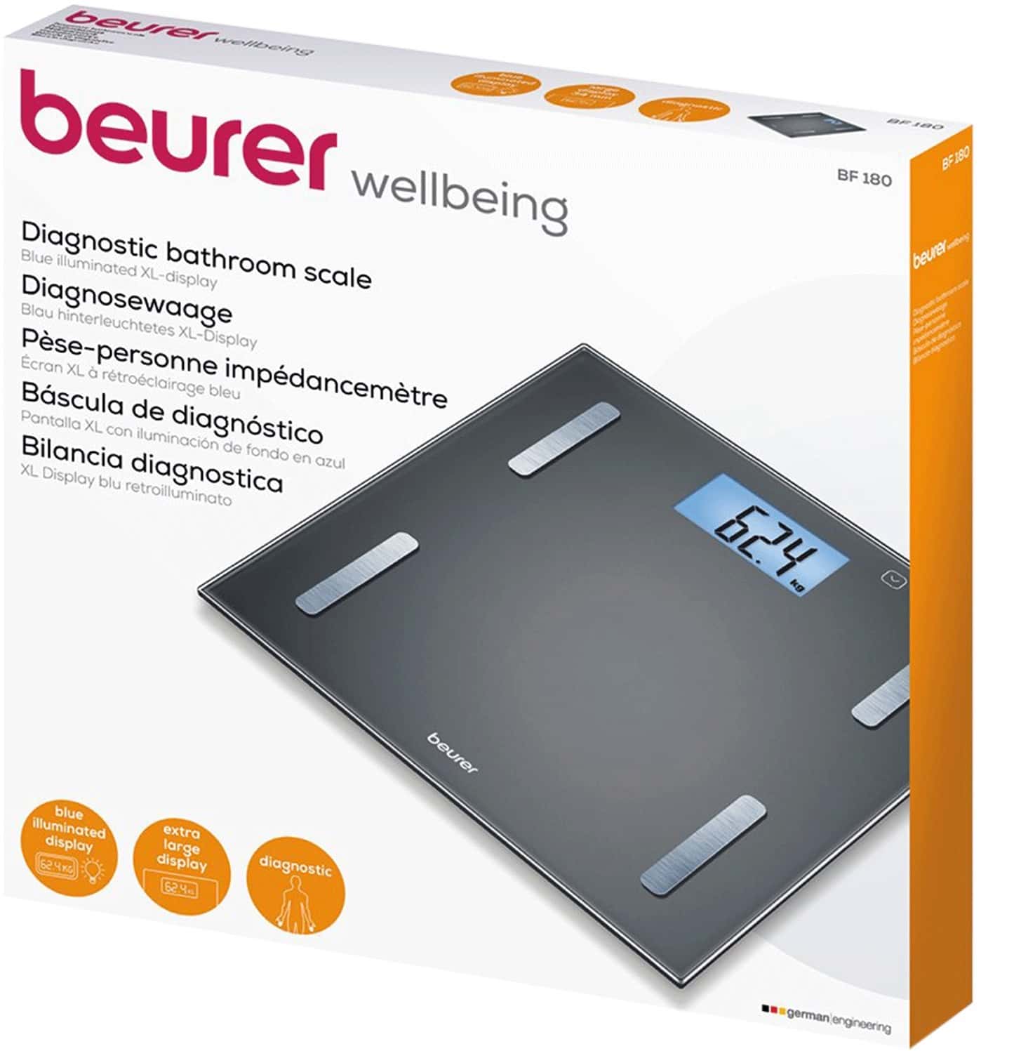Buy BEURER BF 180 DIAGANOSTIC WEIGHING SCALE Online & Get Upto 60% OFF ...