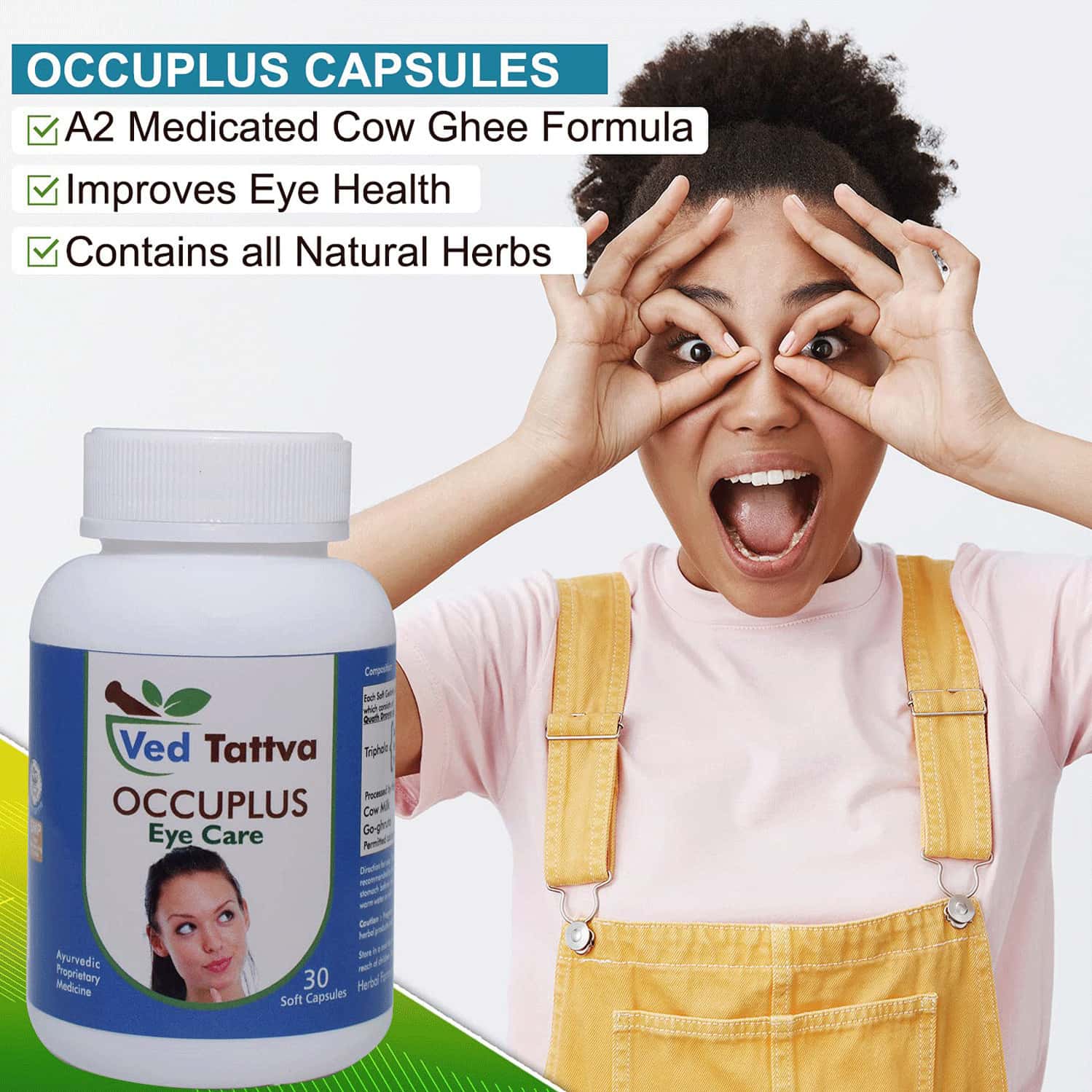 Buy VED TATTVA OCCU PLUS 30 CAPSULE AYURVEDIC HERBAL FORMULATION FOR ...