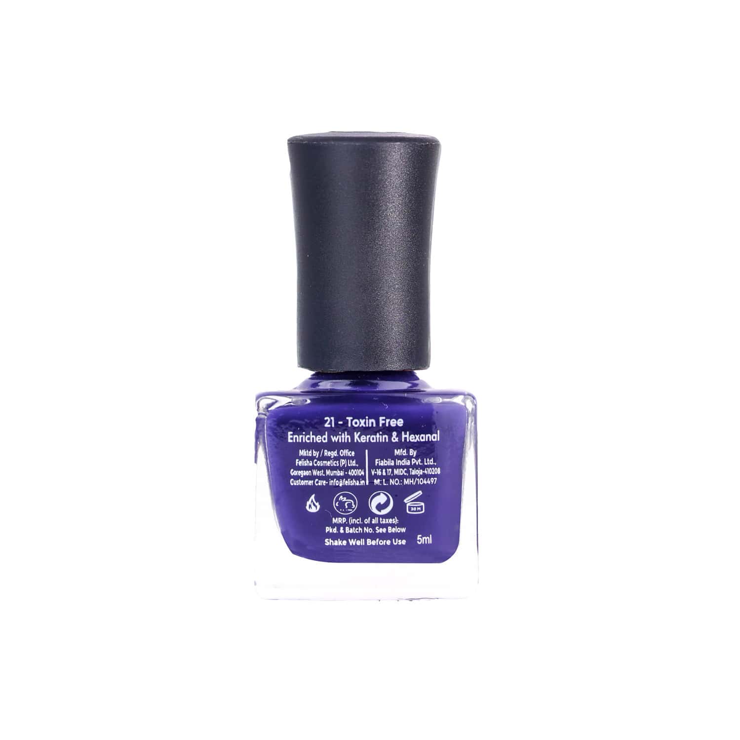 Buy COLOR FX XPRSS VEGAN NAIL ENAMELS EGGPLANT PURPLE 5ML Online & Get ...