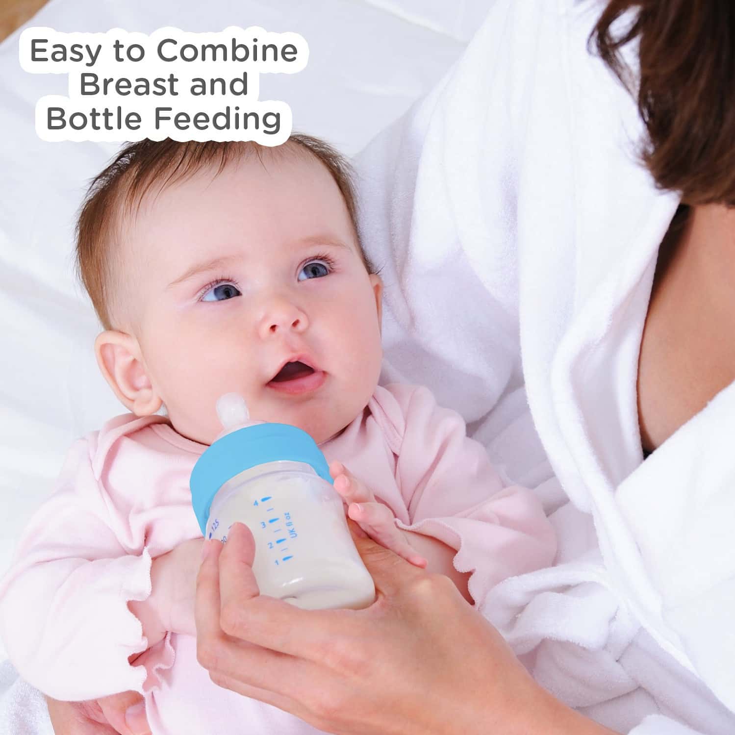 Buy MEEMEE ADVANCED MILK-SAFE BABY FEEDING BOTTLE (125 ML) - 125 ML ...