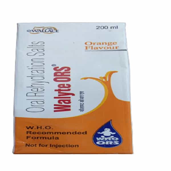Buy WALYTE ORS ORANGE FLAVOUR TETRAPACK OF 200 ML Online & Get Upto 60% ...