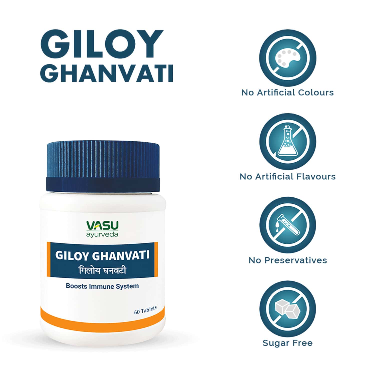Buy VASU GILOY GHANVATI_60 TABLETS Online & Get Upto 60% OFF at PharmEasy