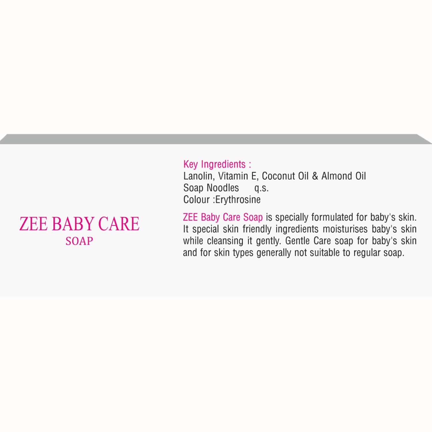 Buy ZEE BABY CARE SOAP 75GM Online & Get Upto 60% OFF at PharmEasy