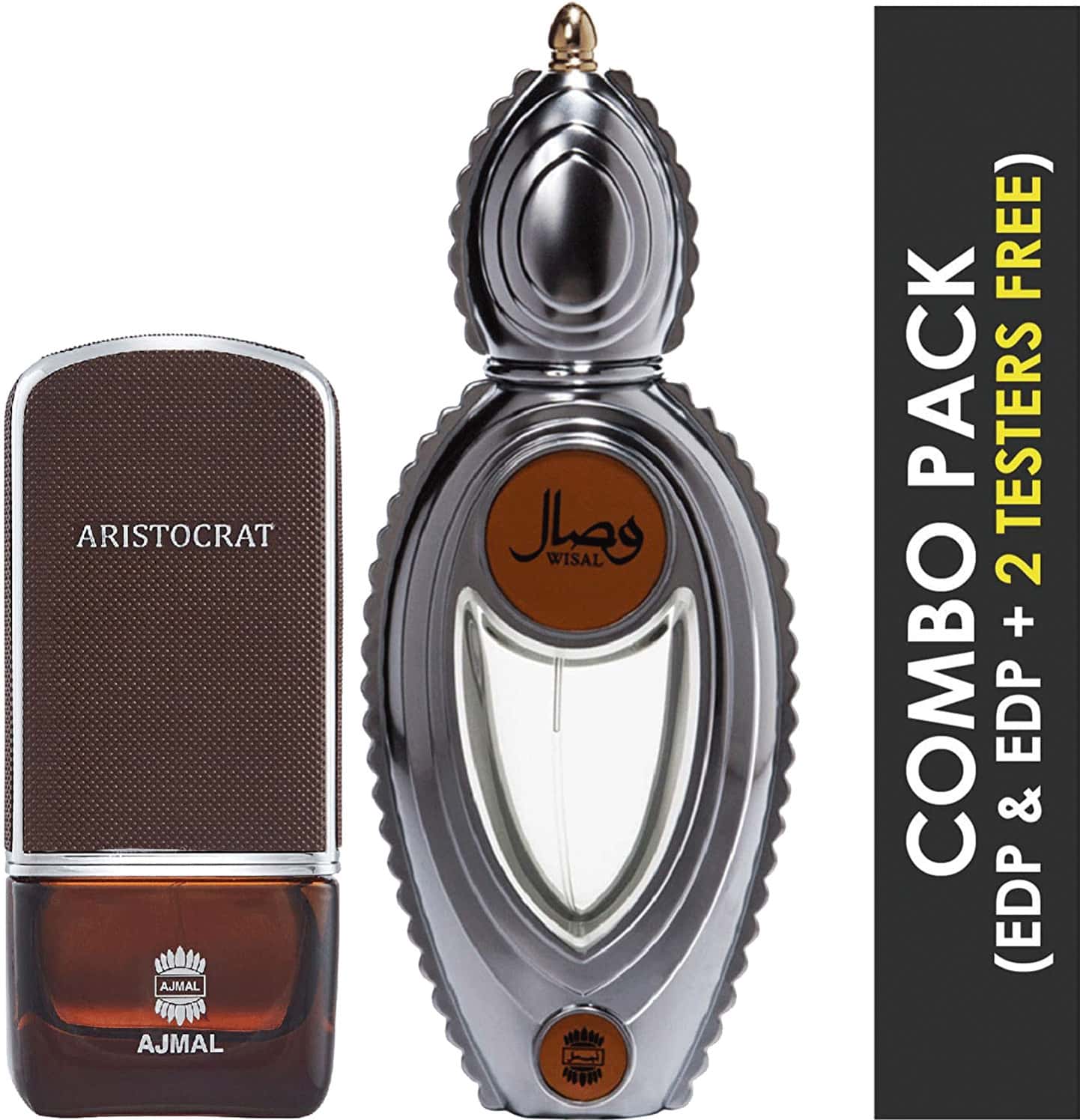 Buy AJMAL ARISTOCRAT EDP 75ML PERFUME FOR MEN AND WISAL EDP 50ML ...
