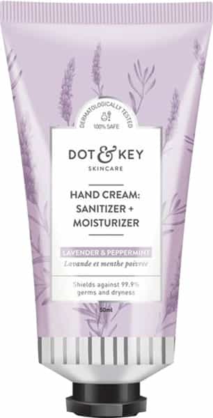 Buy DOT & KEY HAND CREAM SANITIZER + MOISTURIZER (LAVENDER & PEPPERMINT ...