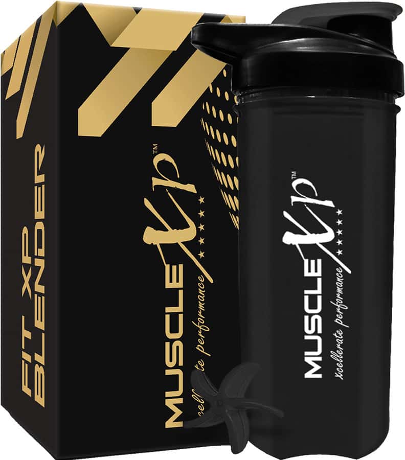 Buy MUSCLEXP GYM SHAKER PRO XP BLENDER 650 ML WITH COMPARTMENT FOR ...