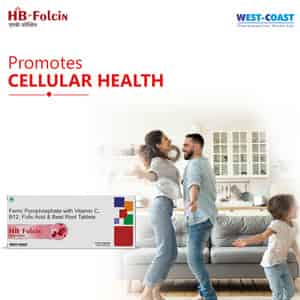 Buy WEST COAST HB-FOLCIN TABLET | FOLIC ACID | VITAMIN B12 | VITAMIN C ...