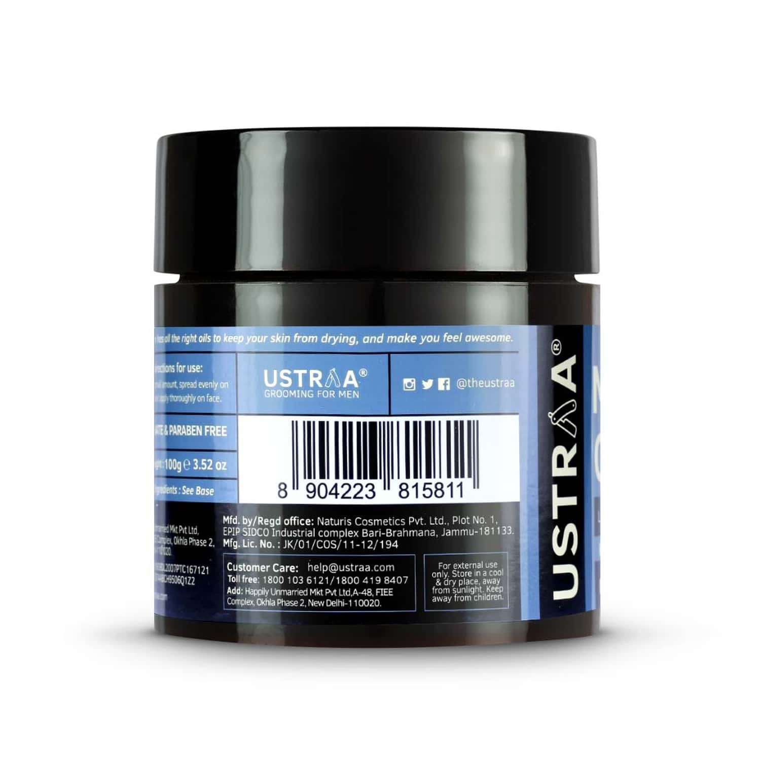 Buy USTRAA MOISTURISING CREAM FOR DRY SKIN - 100G Online & Get Upto 60% ...
