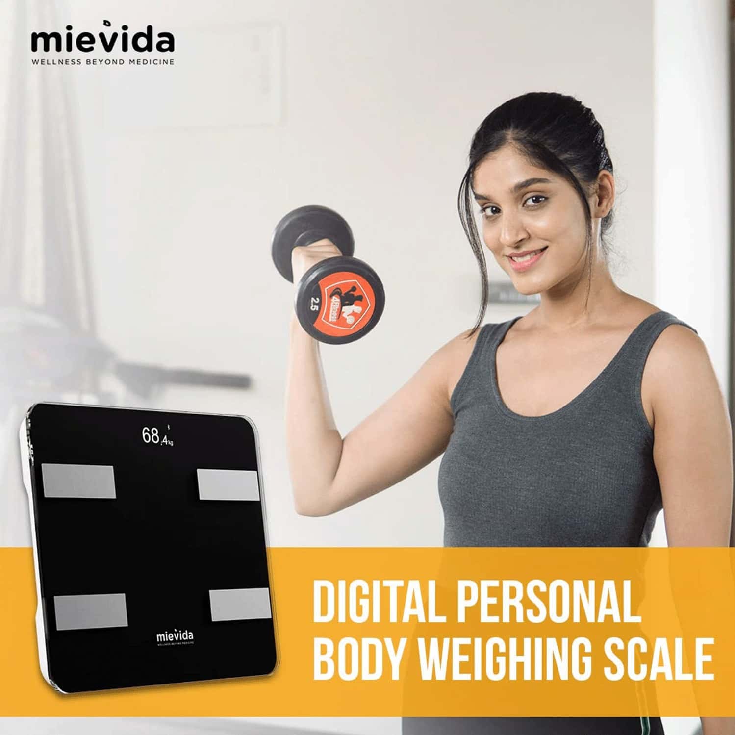 Buy MIEVIDA FIT ULTRA BT DIGITAL FULL BODY COMPOSITION MONITOR SMART ...