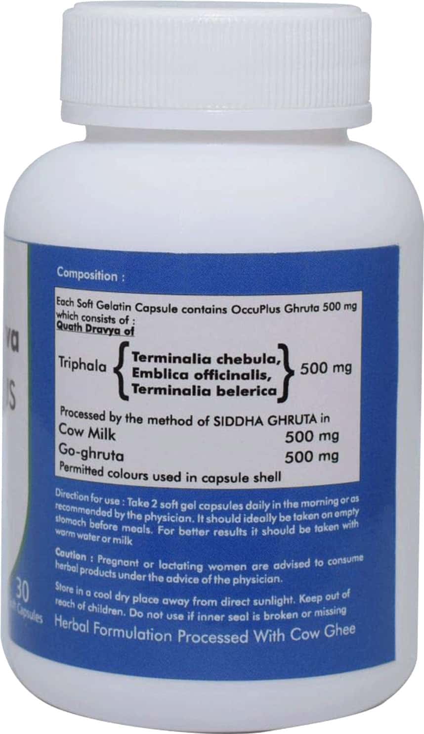 Buy VED TATTVA OCCU PLUS 30 CAPSULE AYURVEDIC HERBAL FORMULATION FOR ...