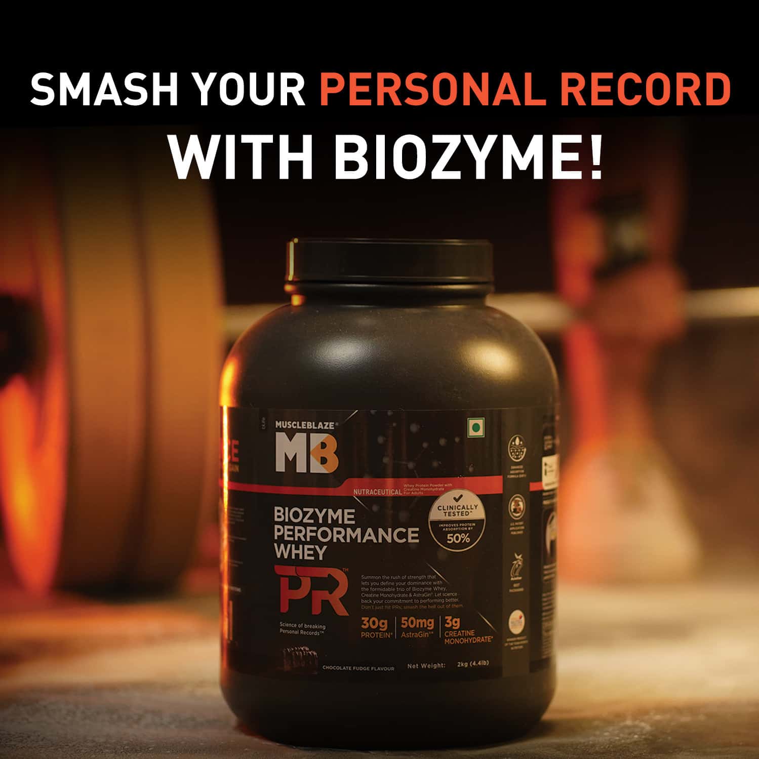 Buy MUSCLEBLAZE BIOZYME PERFORMANCE WHEY PROTEIN PR (CHOCOLATE FUDGE, 2 ...