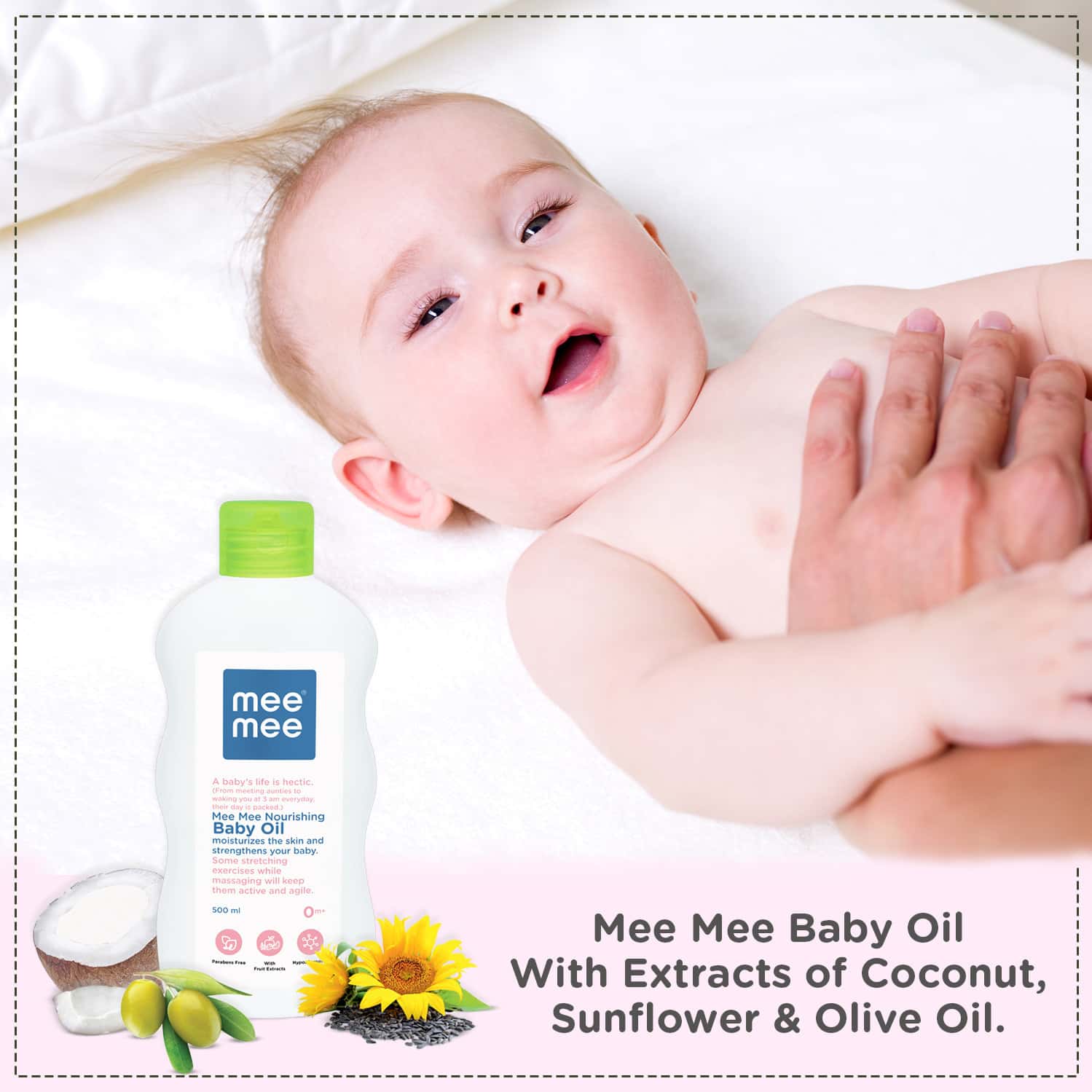 Buy MEEMEE BABY OIL WITH FRUIT EXTRACTS- 500 ML (500 ML) Online & Get ...