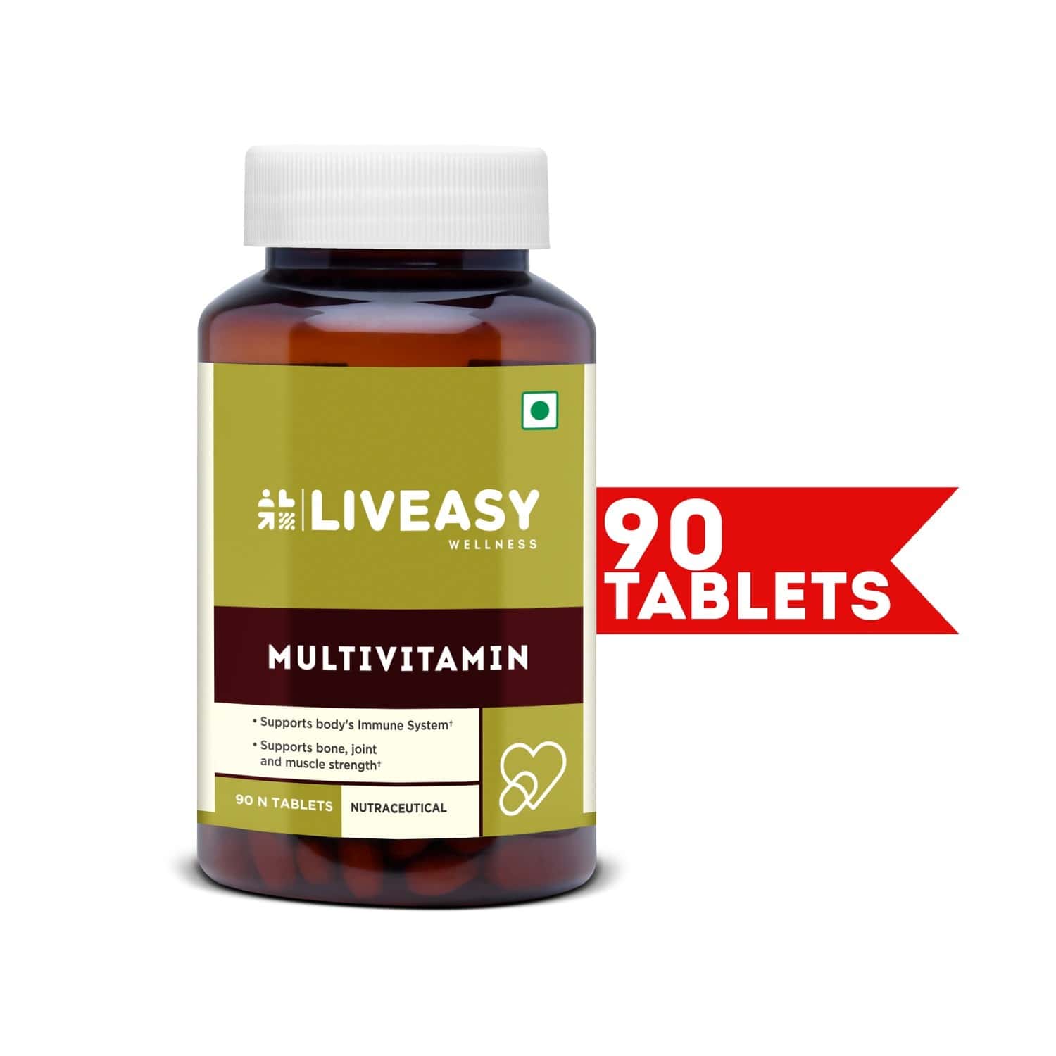 Buy Liveasy Wellness Multivitamin Multimineral - Immunity Booster ...