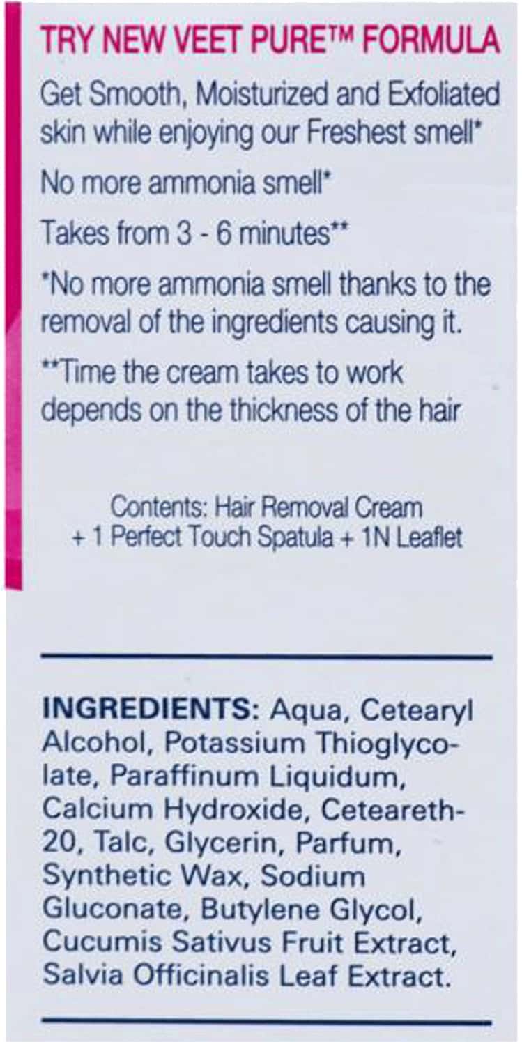 Buy VEET PURE HAIR REMOVAL CREAM NORMAL SKIN CUCUMBER & SAGE EXTRACTS ...