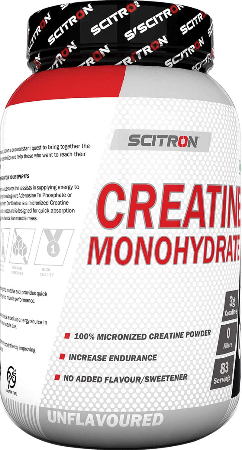 Buy SCITRON CREATINE MONOHYDRATE POWDER - 250 G Online & Get Upto 60% ...