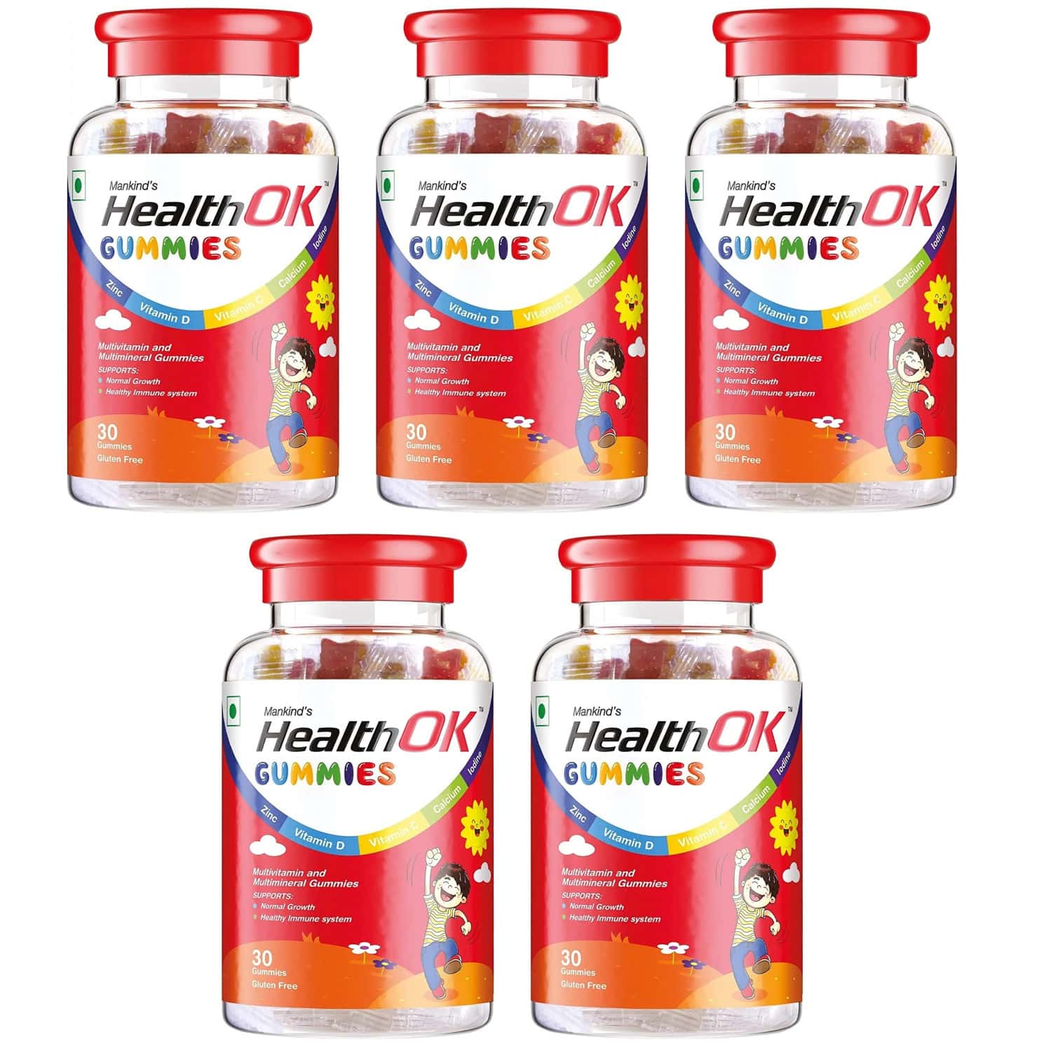 Buy HEALTH OK MANKIND GUMMIES MULTIVITAMIN AND MULTIMINERAL FOR KIDS ...