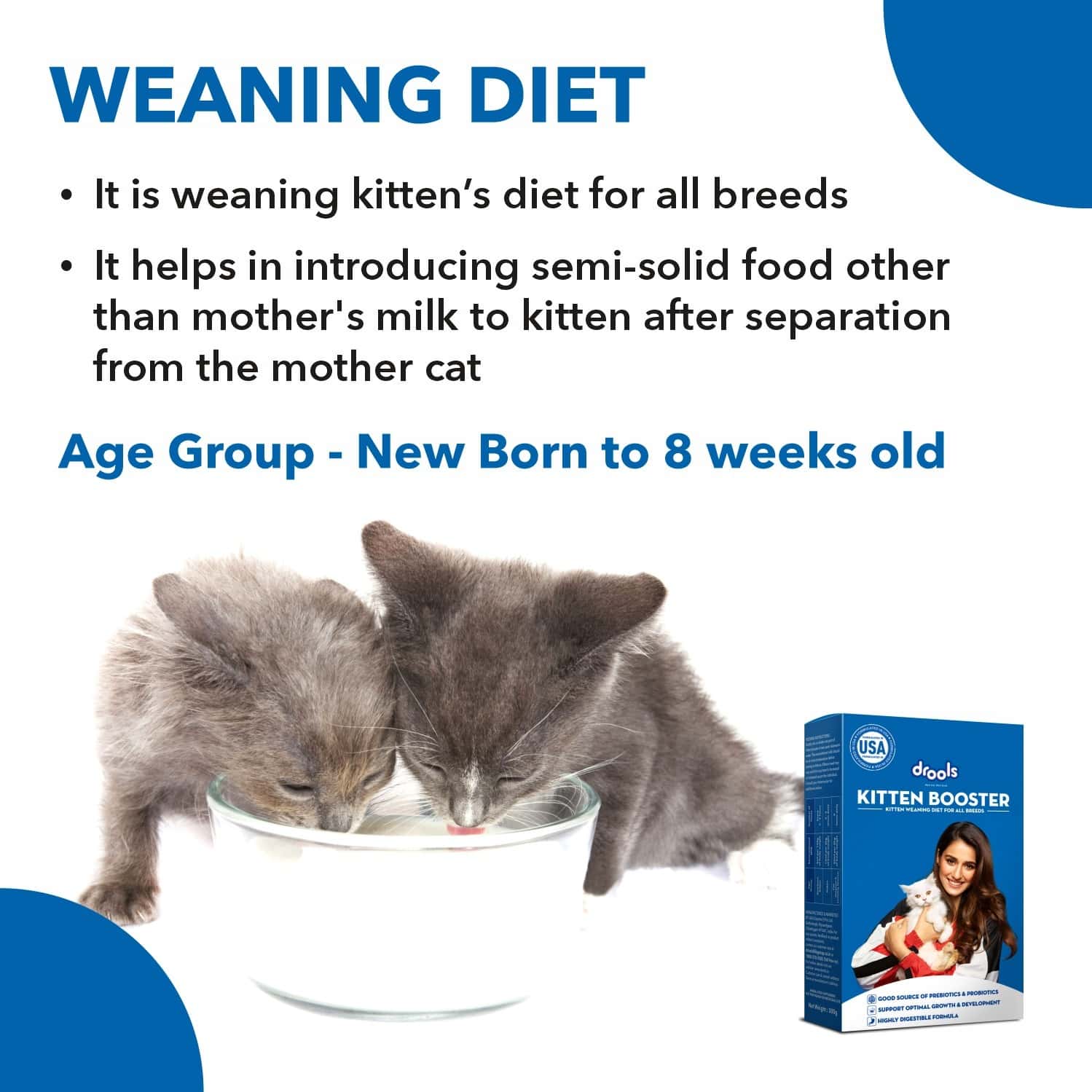 Buy DROOLS KITTEN BOOSTER - KITTEN WEANING DIET FOR ALL BREEDS 300G ...