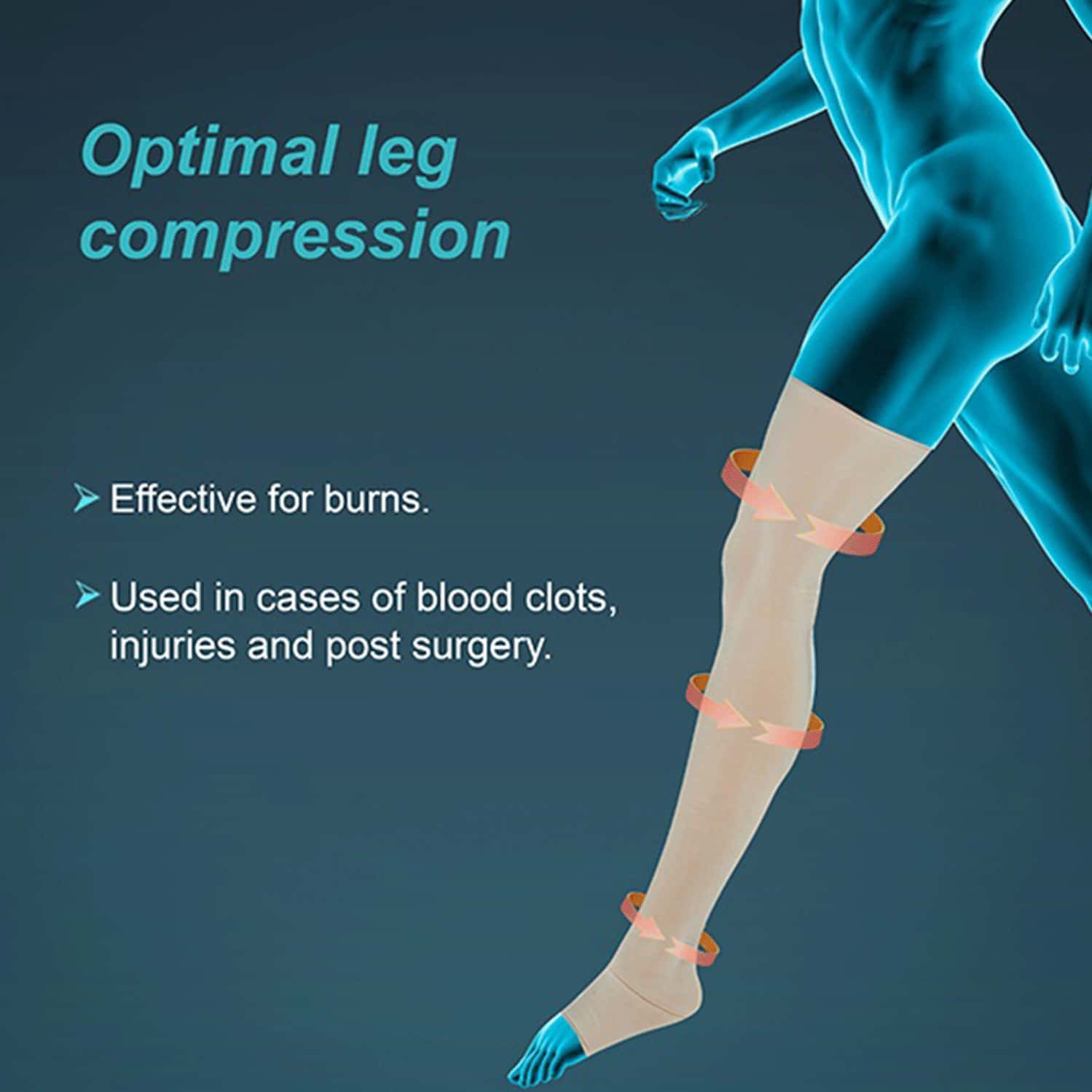 Buy TYNOR MEDICAL COMPRESSION STOCKING MID THIGH CLASS 1 SIZE XL Online ...