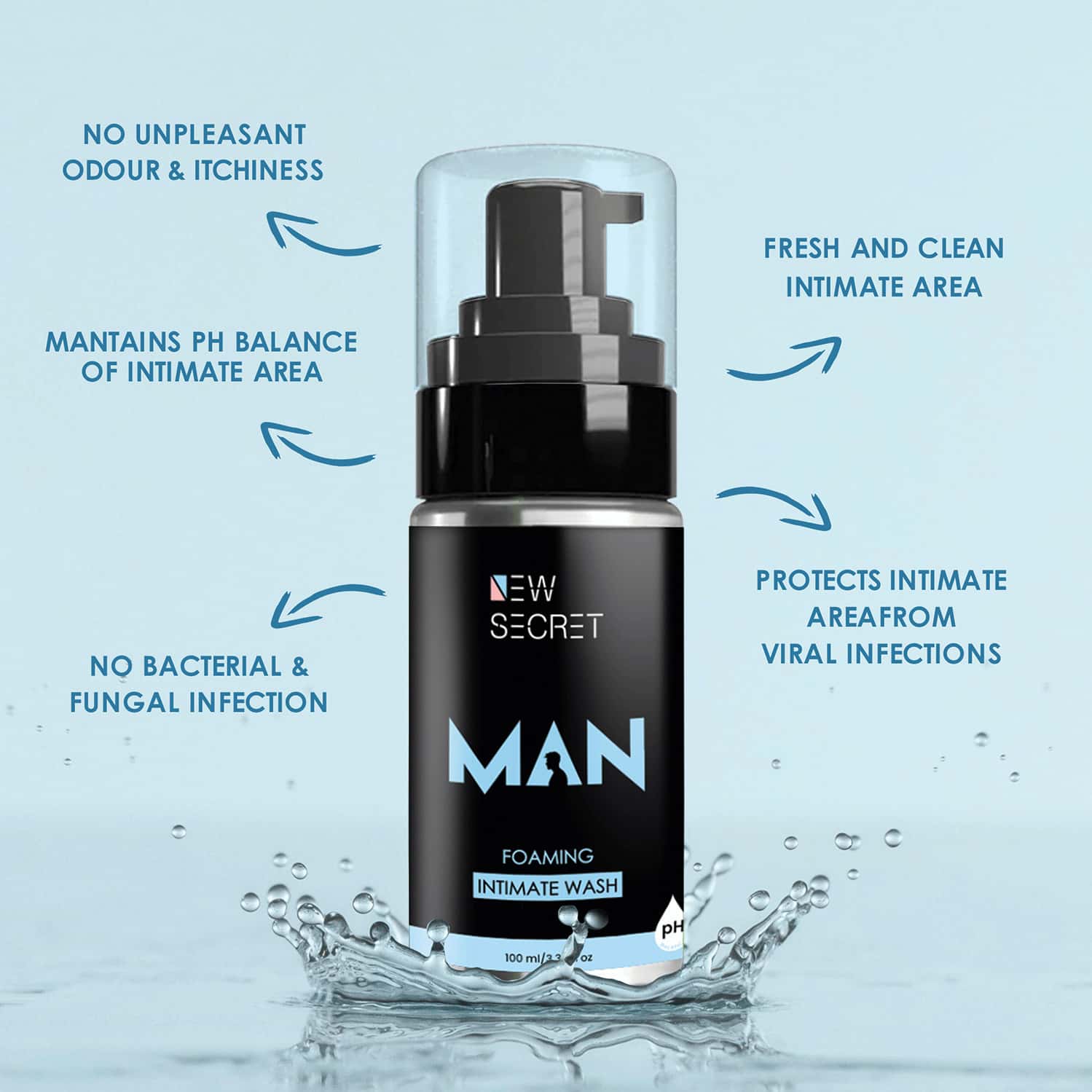Buy MAN FOAMING INTIMATE WASH Online & Get Upto 60% OFF at PharmEasy