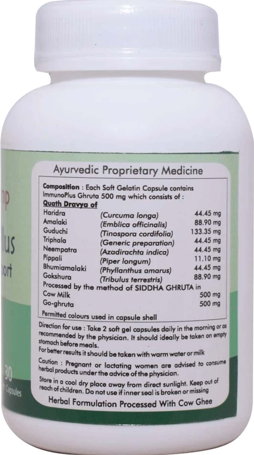 Buy AYUR CHAMP IMMUNOPLUS - 30 CAPSULE- PACK OF 4 Online & Get Upto 60% ...