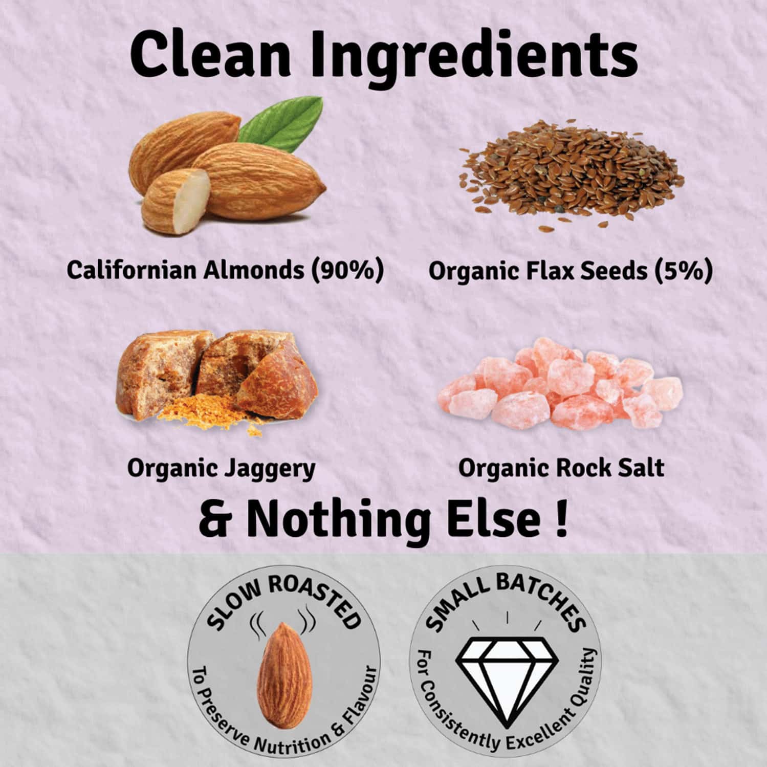 Buy JUS AMAZIN CRUNCHY ALMOND BUTTER WITH FLAXSEEDS-200G|CLEAN ...
