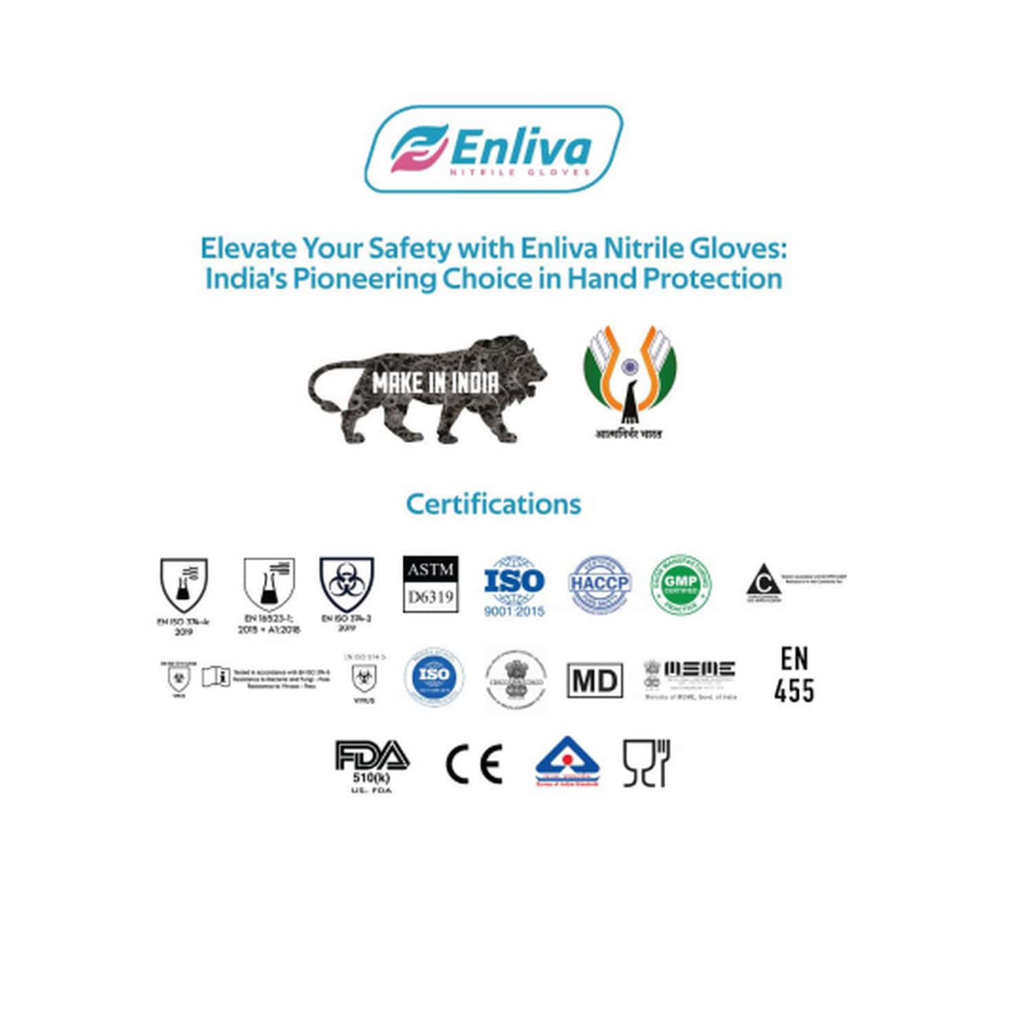 Buy ENLIVA NITRILE GLOVE (SMALL) Online & Get Upto 60% OFF at PharmEasy