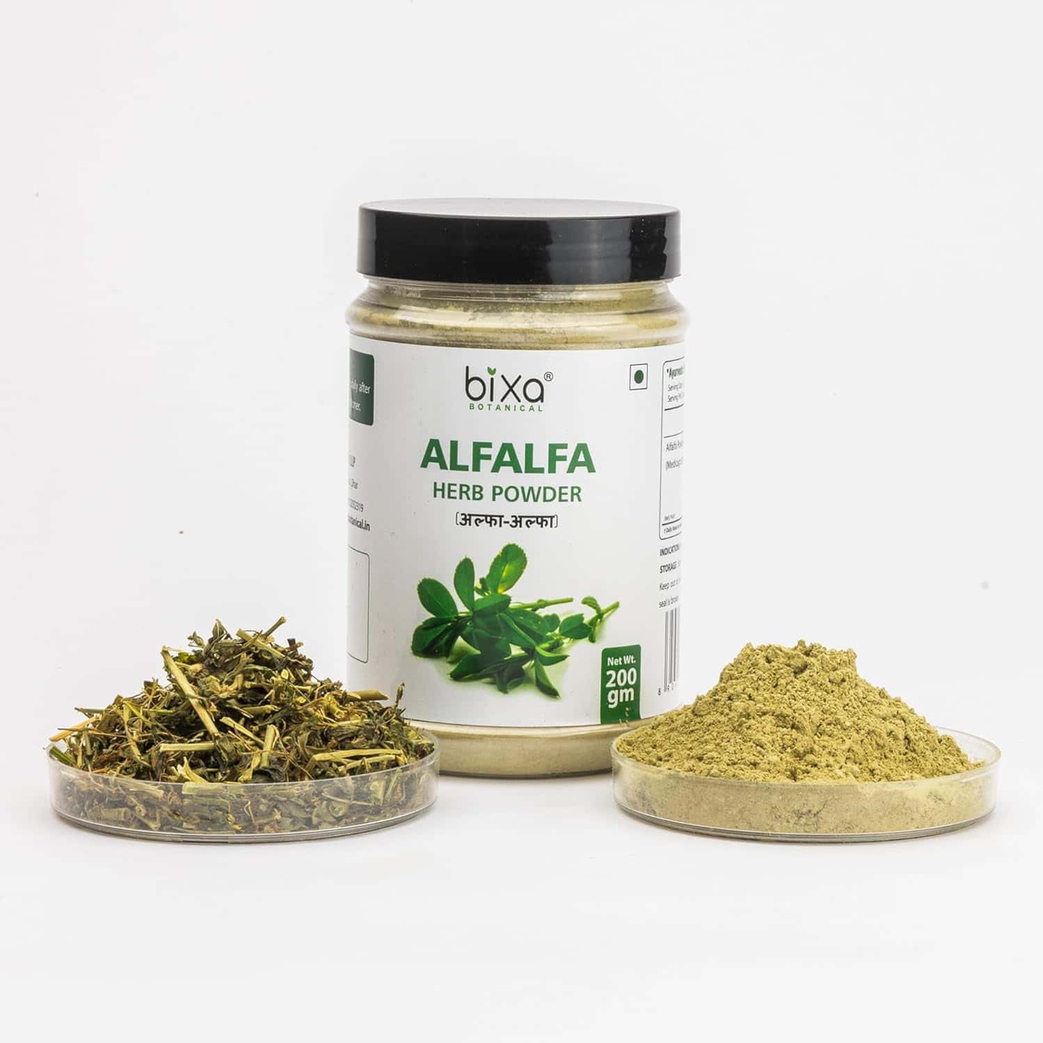 Buy BIXA BOTANICAL ALFALFA POWDER(MEDICAGO SATIVA)-SUPPORTS NUTRITION ...