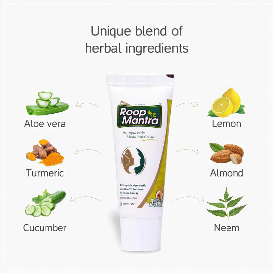 Buy ROOP MANTRA AYURVEDIC FAIRNESS CREAM TUBE OF 15 G Online & Get Upto ...