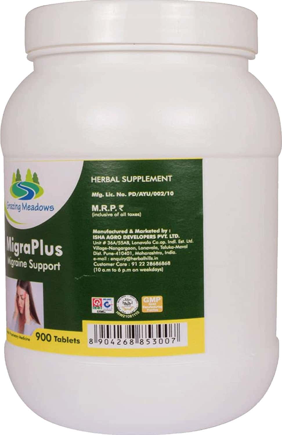 Buy GRAZING MEADOWS MIGRAPLUS 900 TABLETS | NATURAL SUPPLEMENT FOR ...