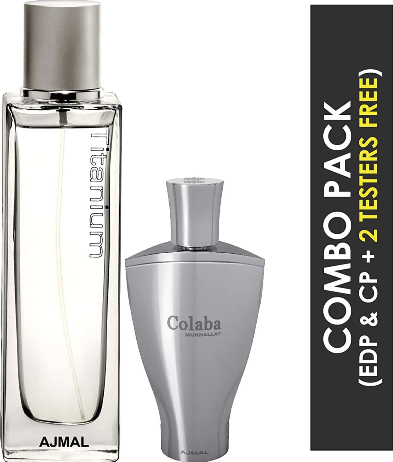 Buy AJMAL TITANIUM EDP 100ML PERFUME FOR MEN AND CLASSIC OUD CP OIL ...