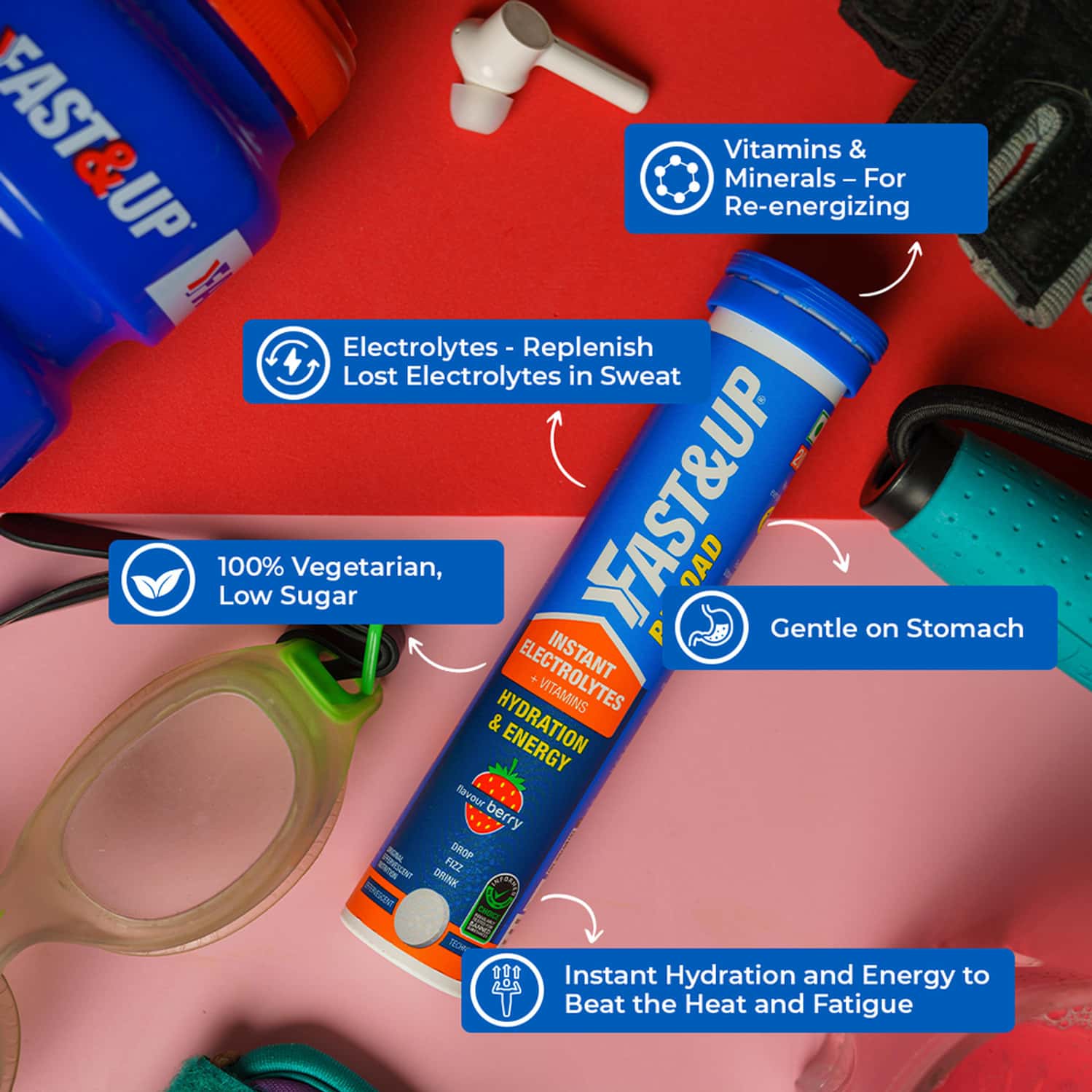 Buy FAST&UP RELOAD (20 LITRES) LOW SUGAR ENERGY DRINK - 80 EFFERVESCENT ...