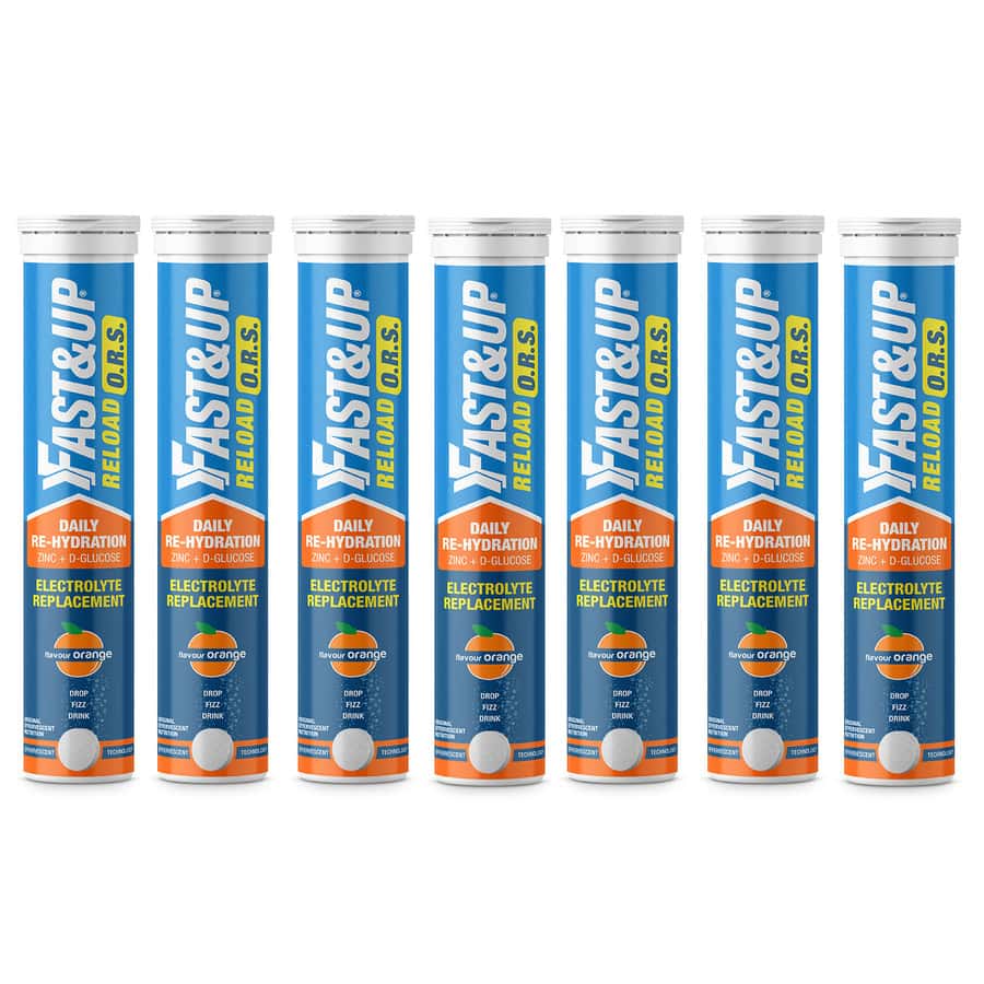 Buy FAST&UP RELOAD O.R.S, EFFERVESCENT ELECTROLYTE TABLETS - ORANGE ...