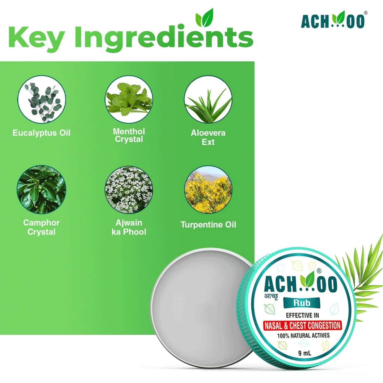 Buy ACHOO RUB 9ML Online & Get Upto 60% OFF at PharmEasy