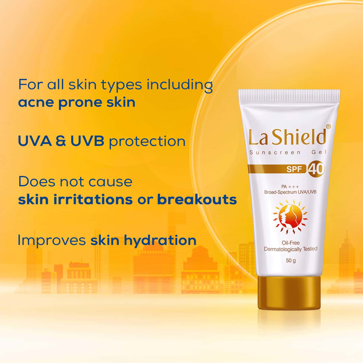 Buy LA SHIELD SPF 40 SUNSCREEN GEL - 50 GM Online & Get Upto 60% OFF at ...