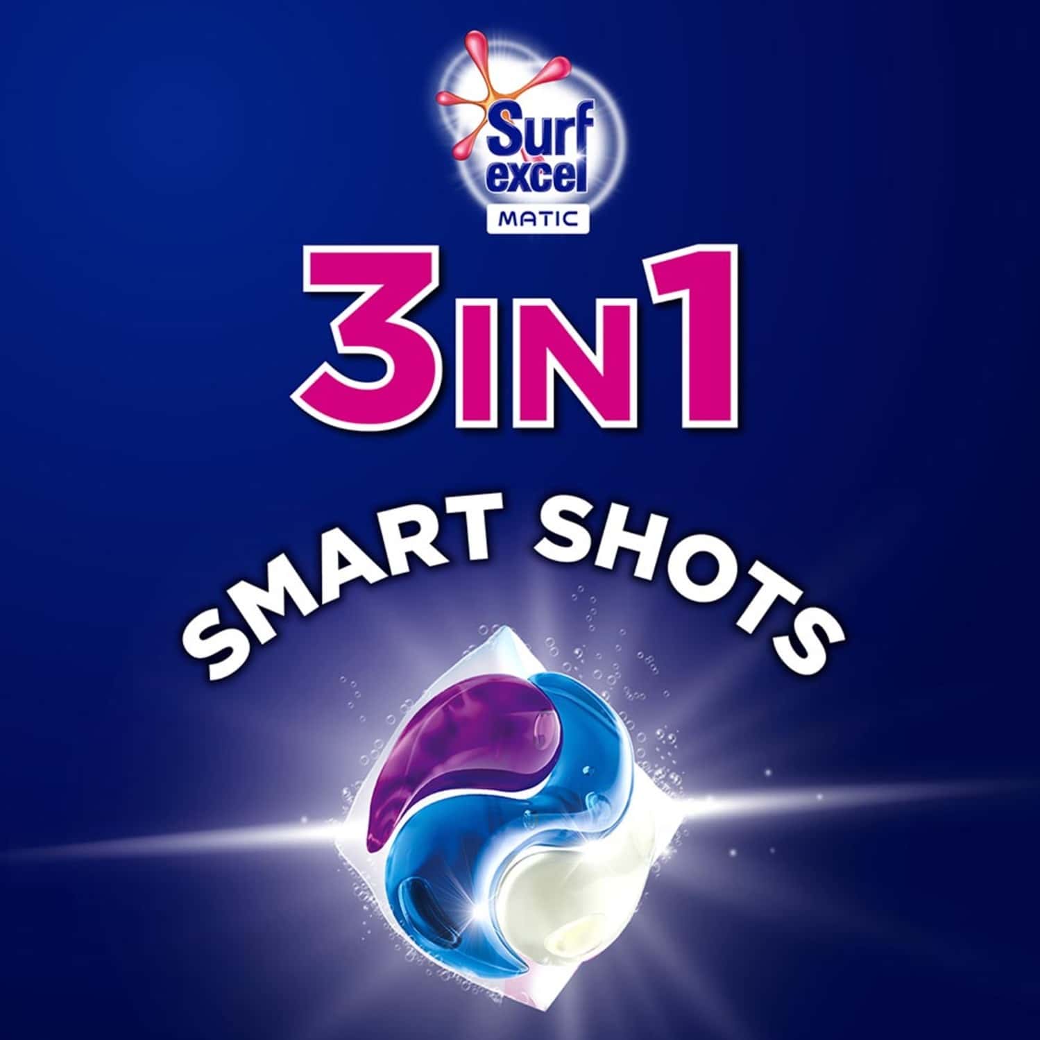 Buy SURF EXCEL MATIC 3-IN-1 SMART SHOTS, FOR BOTH FRONT LOAD AND TOP ...