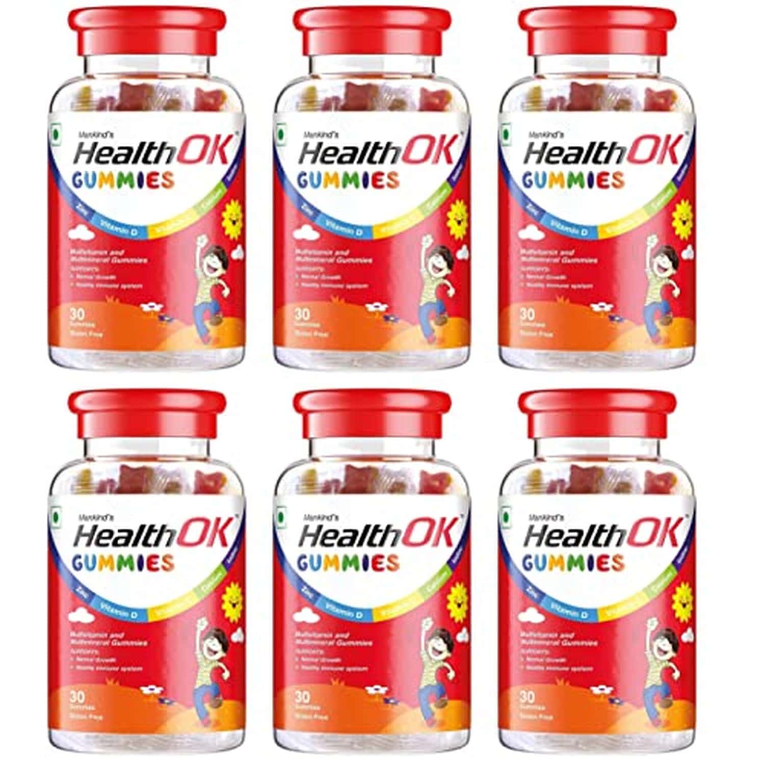 Buy HEALTH OK MANKIND GUMMIES MULTIVITAMIN AND MULTIMINERAL FOR KIDS ...