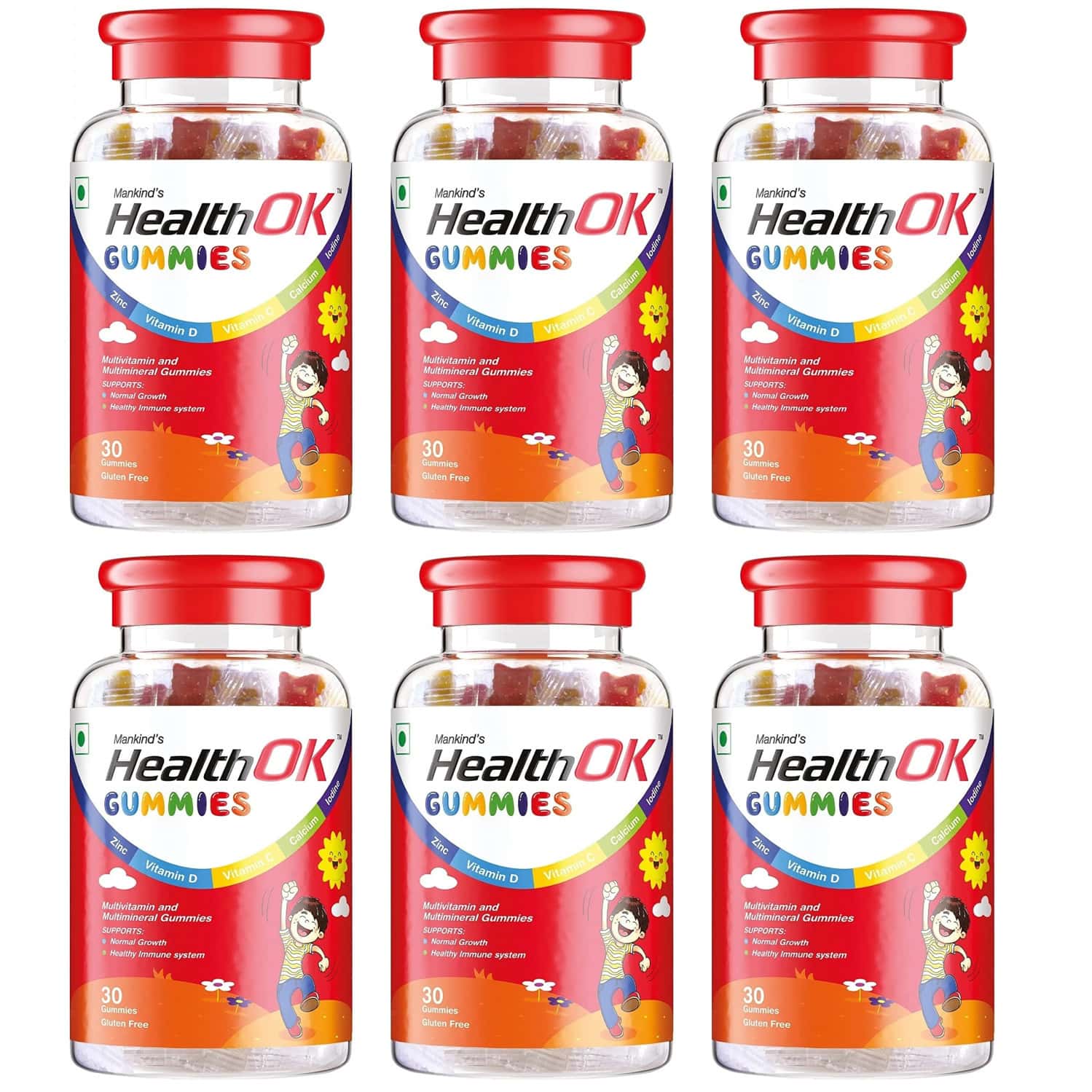 Buy HEALTH OK MANKIND GUMMIES MULTIVITAMIN AND MULTIMINERAL FOR KIDS ...