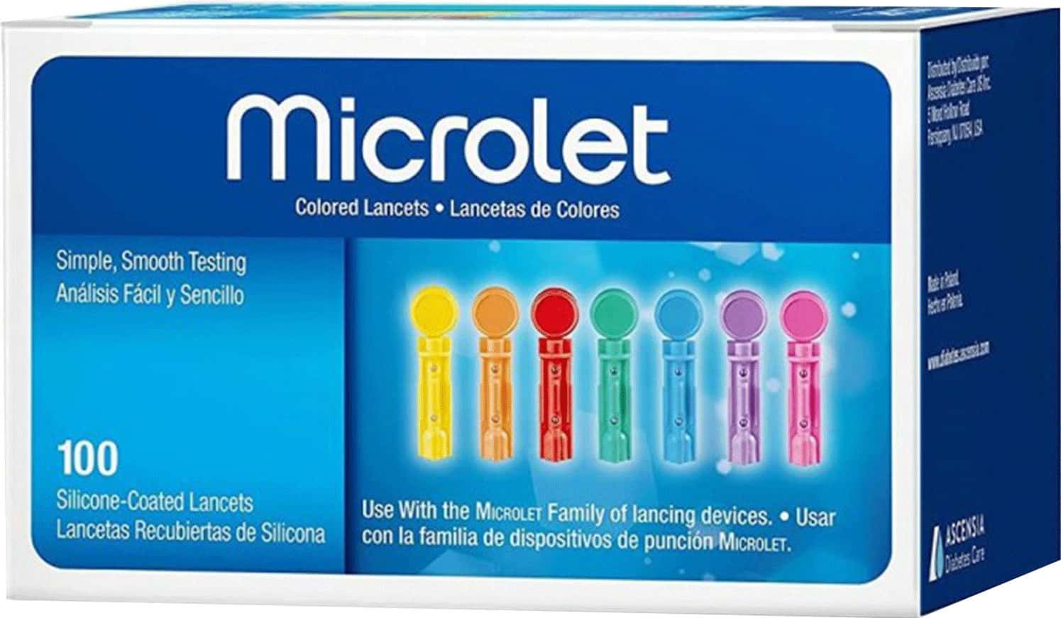 Buy MICROLET COLORED LANCETS Online & Get Upto 60% OFF at PharmEasy