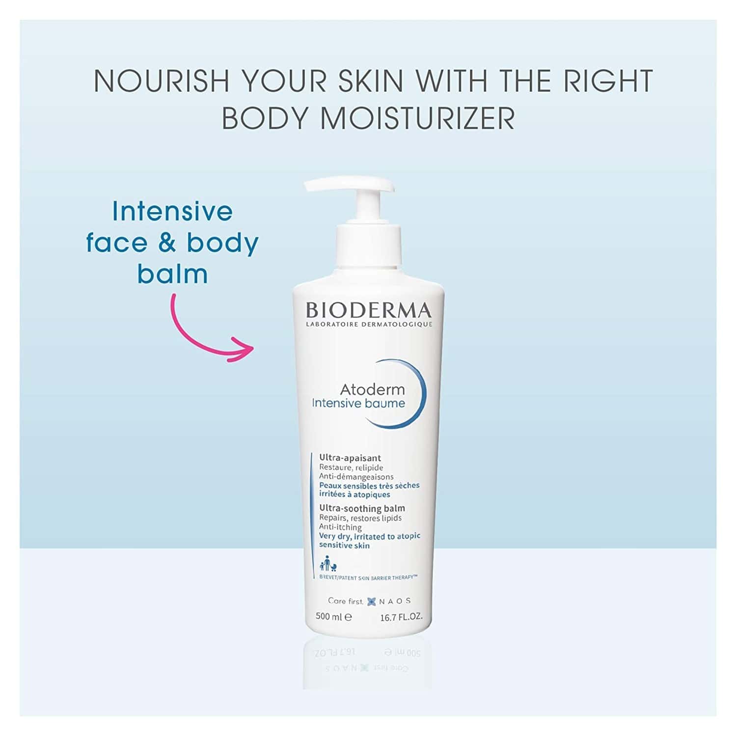 Buy BIODERMA ATODERM INTENSIVE GEL MOUSSANT ULTRA-SOOTHING GEL, 200ML ...