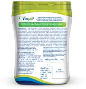 Buy LUPIN VIMPRO VANILLA FLAVOUR JAR OF 400GM ORAL POWDER Online & Get ...