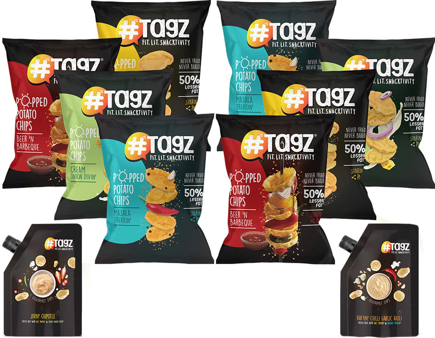 Buy TAGZ CANZ ASSORTED WITH 2 DIPS - PACKF OF 10 Online & Get Upto 60% OFF at PharmEasy