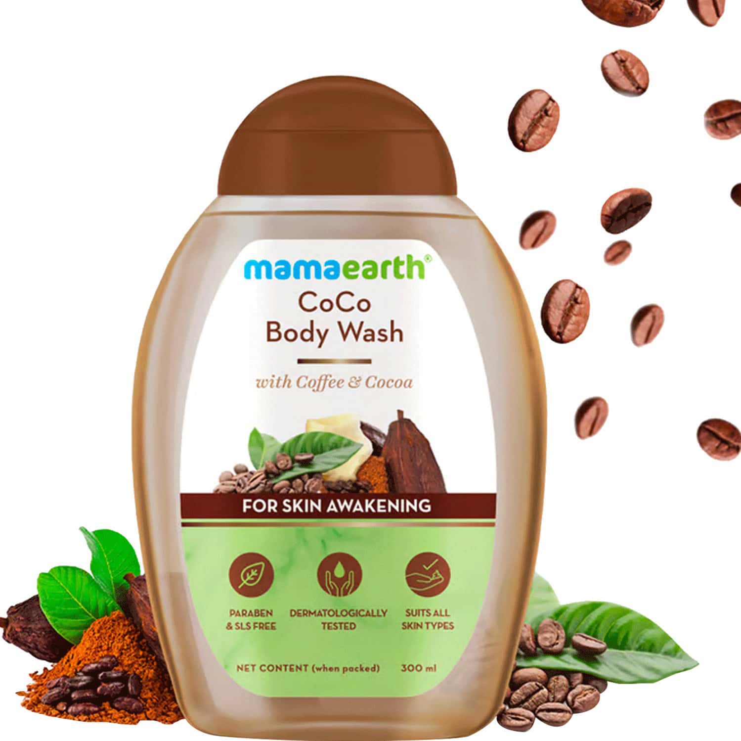 Buy MAMAEARTH COCO BODY WASH FOR SKIN AND AWAKENING - 300ML Online ...