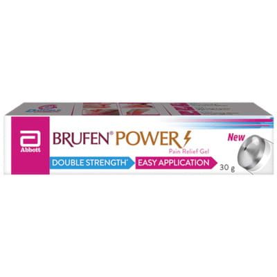 Buy BRUFEN POWER NEW DOUBLE STRENGTH EASY APPLICATION TUBE OF 15GM PAIN ...