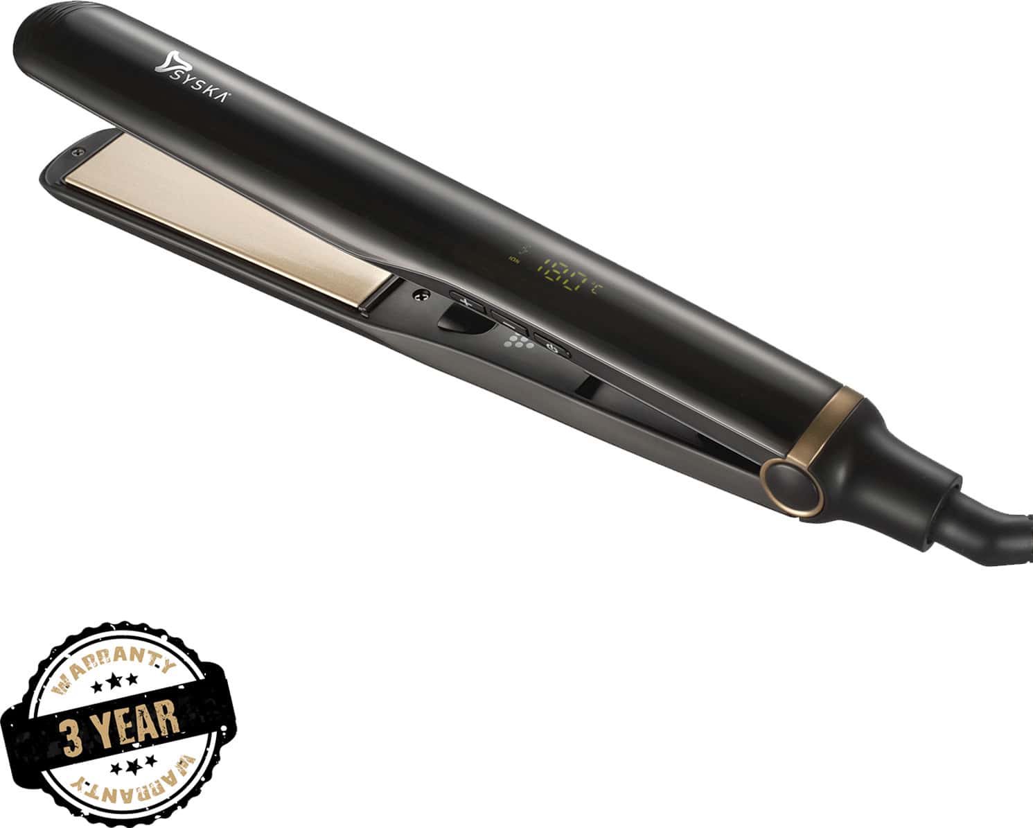 Buy SYSKA PROFESSIONAL SERIES HSP1000I HAIR STRAIGHTENER (BLACK) Online ...