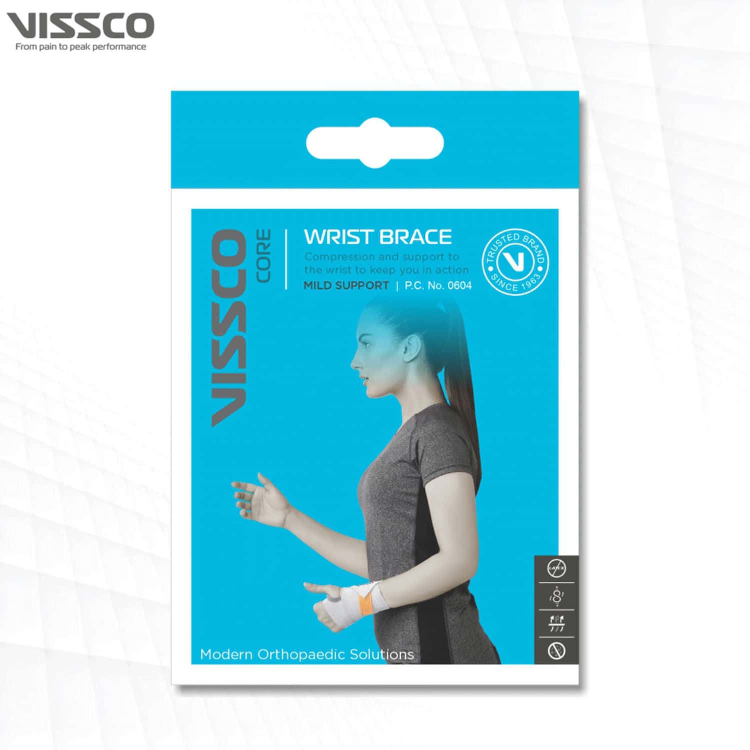 Buy VISSCO WRIST BRACE | PROVIDES COMPRESSION & SUPPORT TO THE WRIST ...