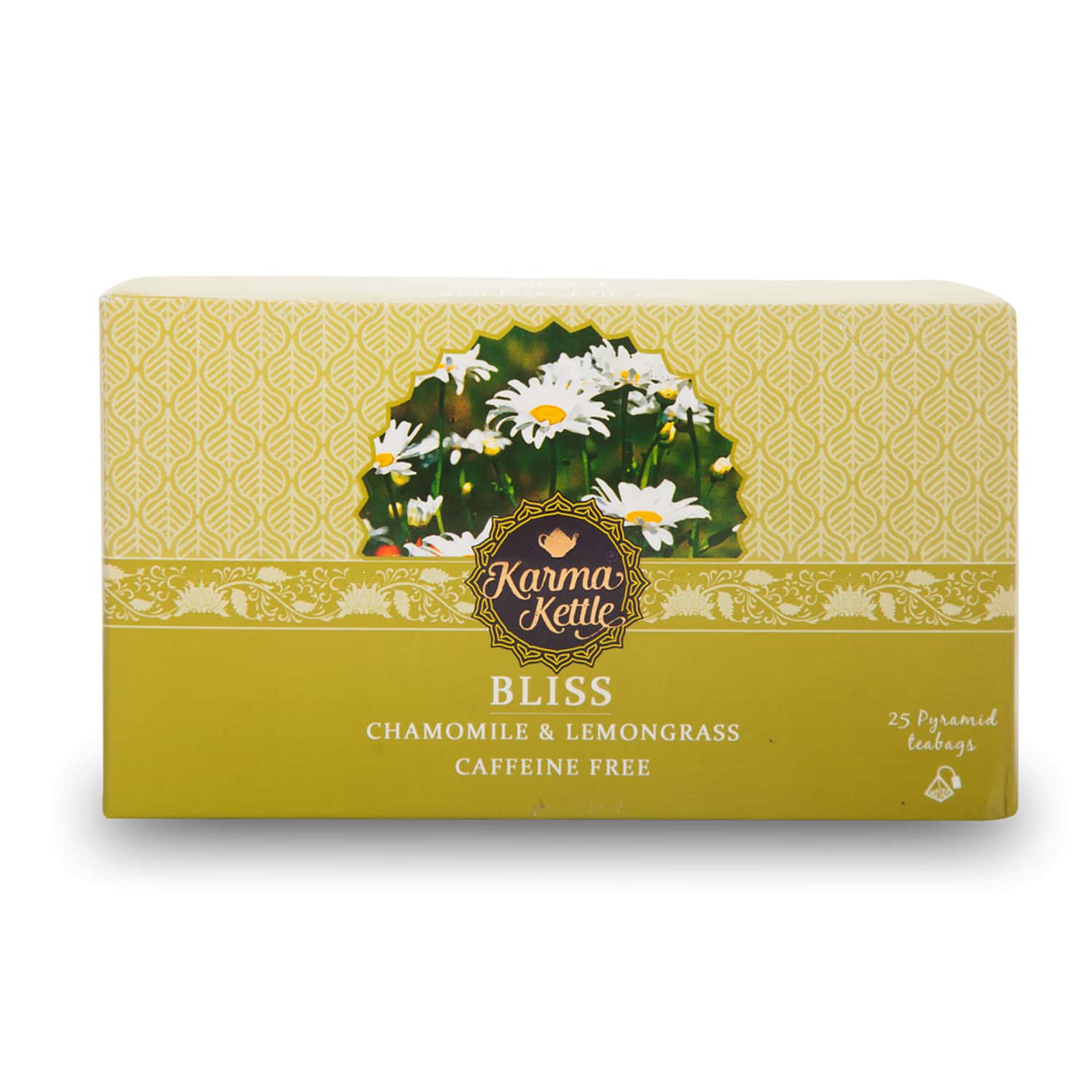 Buy KARMA KETTLE BLISS - CHAMOMILE & LEMONGRASS, HERBAL TEA, NATURAL ...