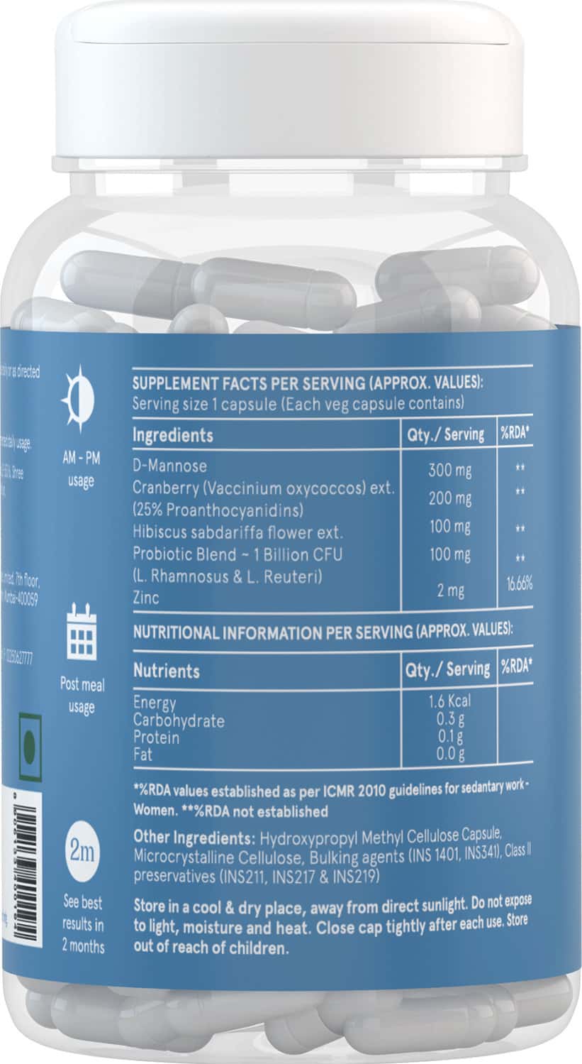 Buy BE BODYWISE UTI SHIELD CAPSULES 30 TABLETS Online & Get Upto 60% ...